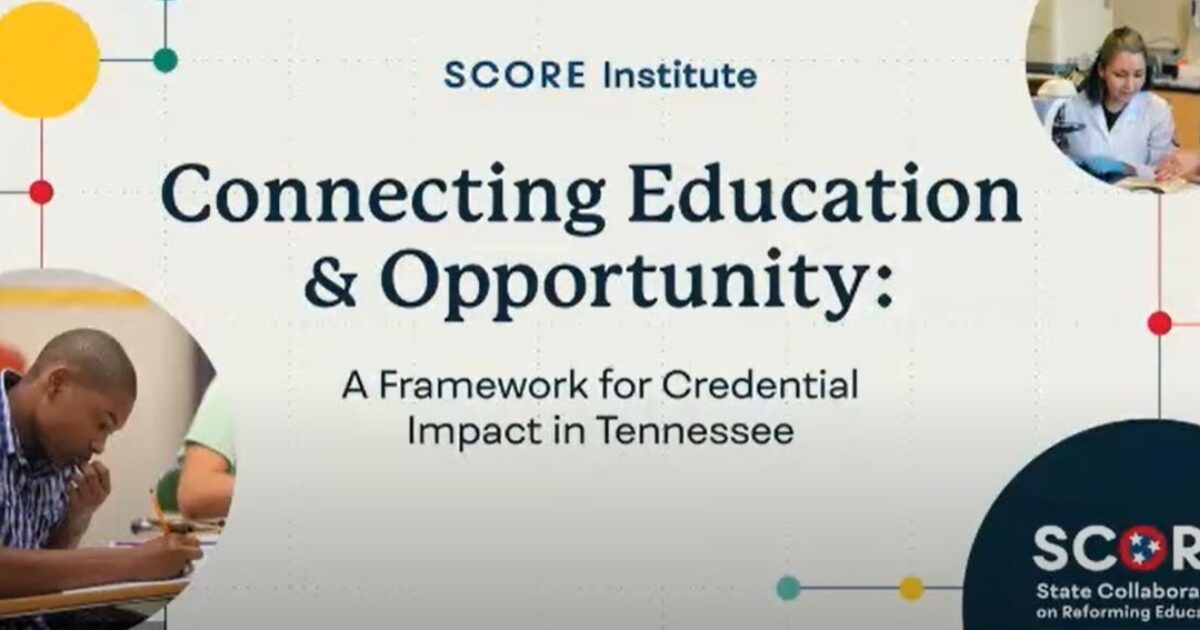 Connecting Education & Opportunity: A Framework for… | Arnold Ventures